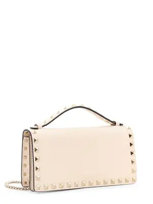 Valentino Garavani Rockstud Foldover Wallet - Light Ivory