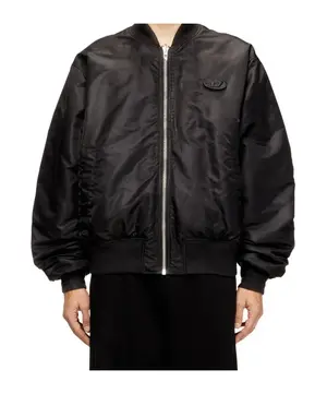 DIESEL® W-type D1 Padded Bomber Jacket - Black