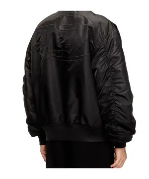 DIESEL® W-type D1 Padded Bomber Jacket - Black