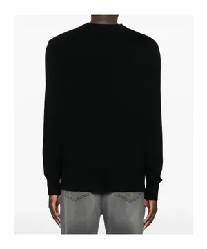 VIVIENNE WESTWOOD Orb Logo Fine Knit Sweater - Black