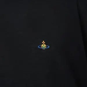 VIVIENNE WESTWOOD Orb Logo Fine Knit Sweater - Black