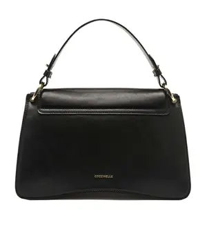 COCCINELLE C-me Foldover Top Medium Tote Bag - Black