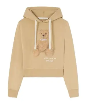 Palm Angels Teddy Bear Embroidered Hoodie