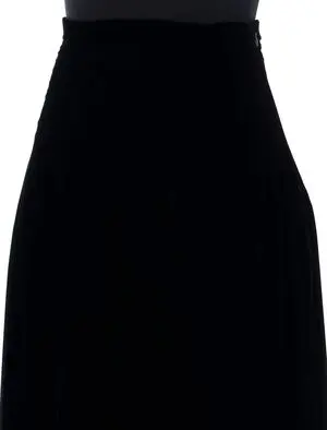 Dior Pleated Trumpet Skirt
