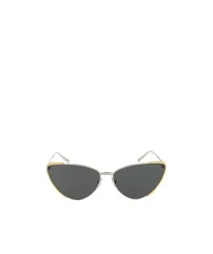 FERRAGAMO Logo Detail Cat Eye Sunglasses - Black
