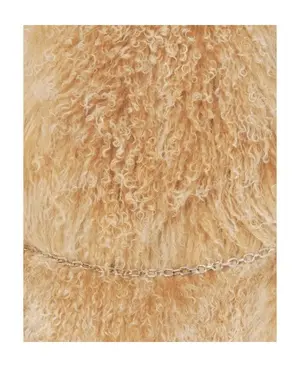 Givenchy Fur Sleeveless Jacket