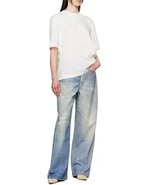 Our Legacy Full Cut Distressed Jeans - Gray
