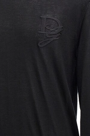 Dolce & Gabbana Logo Embroidered Round Neck Sweater