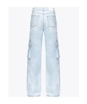 Pinko Belted Cargo Jeans