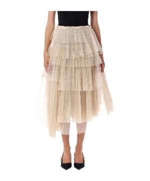 Dior Mid-length Asymmetric Pleated Skirt