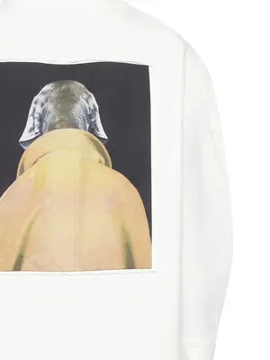Max Mara Logo And Dog Print Crewneck Sweatshirt - Ivory