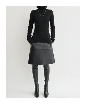 TOTEME High Neck Side Slit Jumper