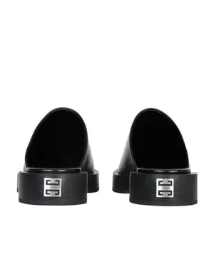 Givenchy 4g Plaque Square-toe Mules