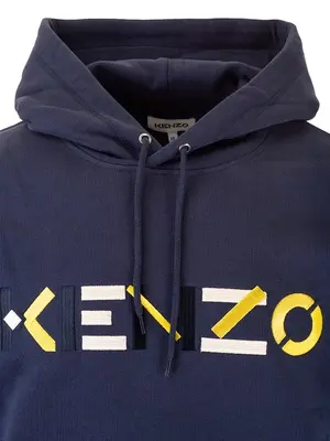 Kenzo Logo Embroidered Hoodie