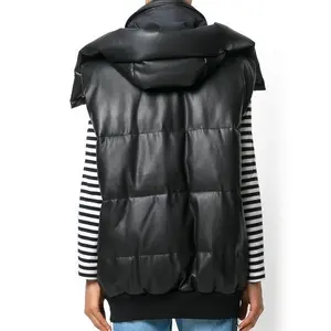 Stella McCartney Hooded Sleeveless Down Puffer Jacket
