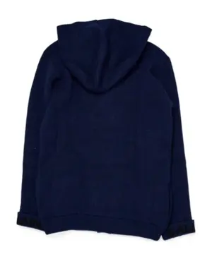 Balmain Double-breasted Hooded Jacket With Logo Detail