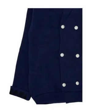 Balmain Double-breasted Hooded Jacket With Logo Detail