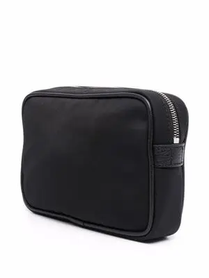 Giorgio Armani Engraved-logo Leather Tote
