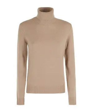 Theory Roll-neck Sweater - Camel
