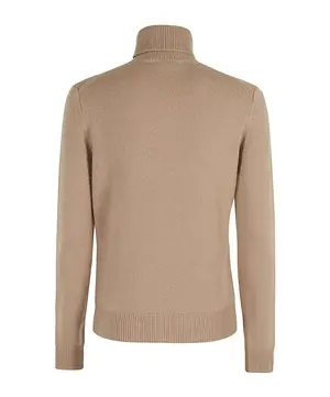Theory Roll-neck Sweater - Camel