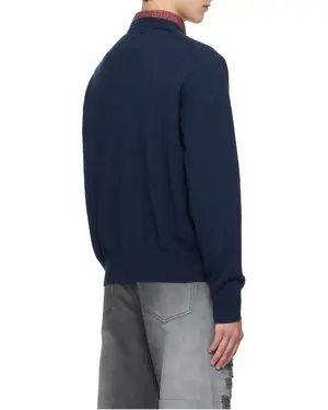 VIVIENNE WESTWOOD Orb Embroidered Crewneck Jumper - Black
