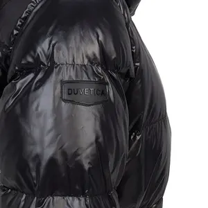 Duvetica Long Down Jacket With Hood And Belt