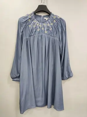 Chloé Embroidered Panel Dress