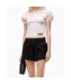 Alexander Wang Wide Elasticated Mini Shorts