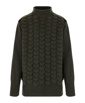 NAMACHEKO Virgin Wool Sweater With Feather Effect