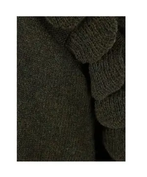 NAMACHEKO Virgin Wool Sweater With Feather Effect