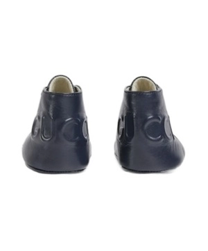 Gucci Logo Leather Boots