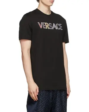 Versace Logo Print T-shirt