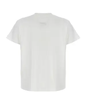 MAISON MARGIELA Crewneck T-shirt With Logo Patch - No