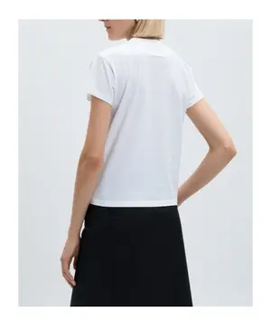 MAISON MARGIELA Crewneck T-shirt With Logo Patch - No
