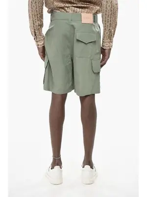 Loewe Logo Patch Cargo Shorts