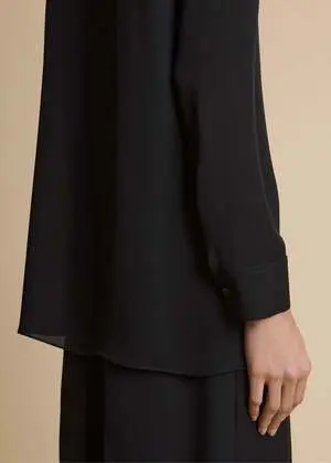 Khaite Luca Long-sleeved Ruffled Shirt