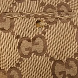 Gucci Jumbo Gg Monogram Tailored Shorts - Camel/ebony