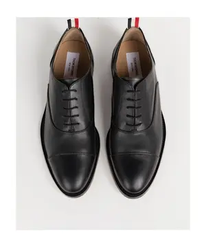 Thom Browne Grosgrain-loop Trim Lace-up Shoes