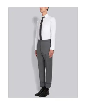 Thom Browne Grosgrain-loop Trim Lace-up Shoes