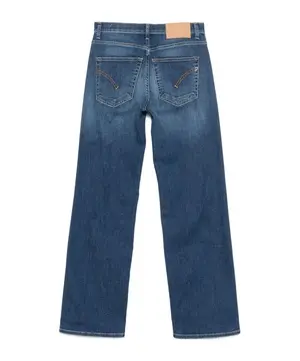 DONDUP Logo Patch Jeans - Blue