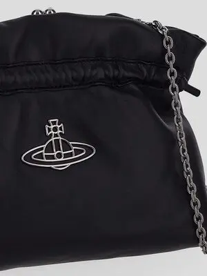 VIVIENNE WESTWOOD Eva Nappa Leather Shoulder Bag