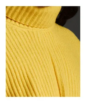 Moncler Ribbed Turtleneck Pullover With Lace-up Detail