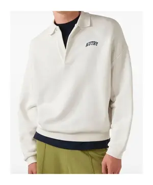 AUTRY Logo Polo Sweatshirt