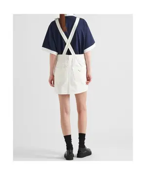 Prada Denim Overall Mini Dress