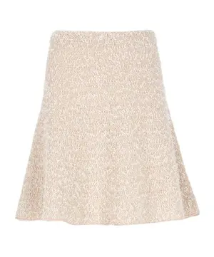 Fabiana Filippi Tweed Knitted Flared Skirt