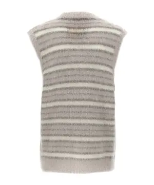 Marni Striped Fuzzy Wuzzy Vest
