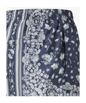 Fendi Printed Nylon Swim Shorts