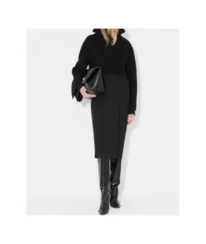 Alaïa Collar Long-sleeved Coat
