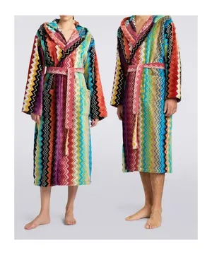 Missoni Giacomo Hooded Bathrobe - Multi-color