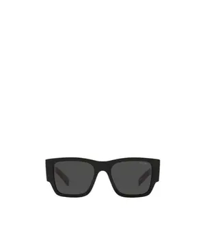 Prada Rectangular Frame Sunglasses - Black